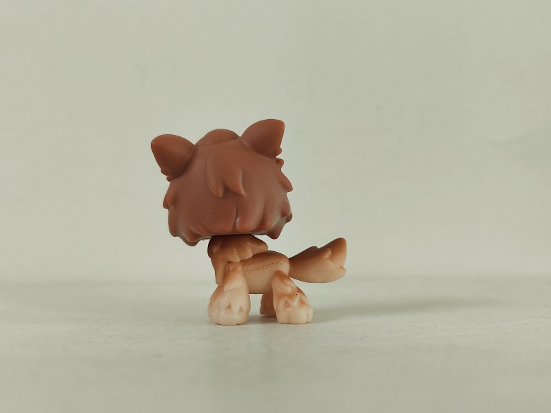 Littlest Pet Shop LPS Lobo Marrom Tan Husky Timberwolf Olhos Verdes ...