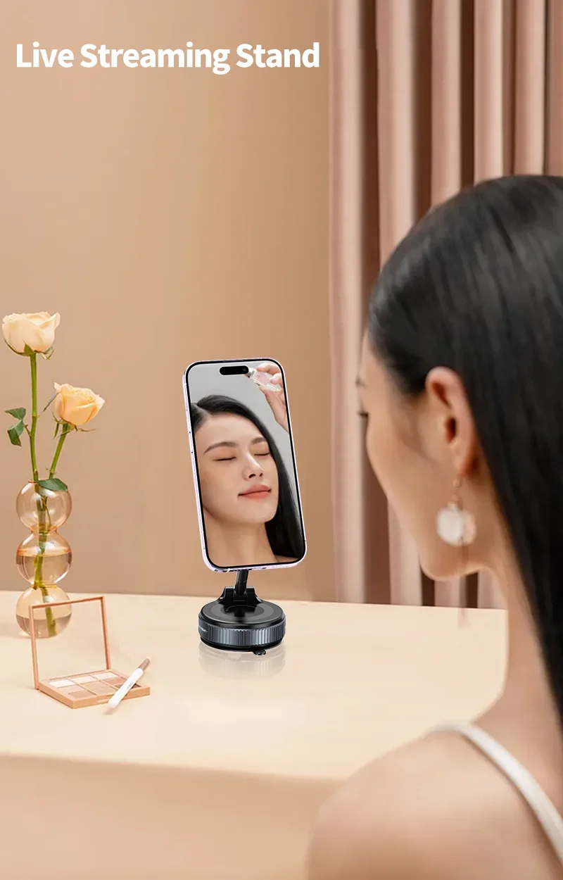 Suporte Para Telefone Motocicleta-360 ° Mini Magnético Giratório Uso No Guiador | Shopee Brasil