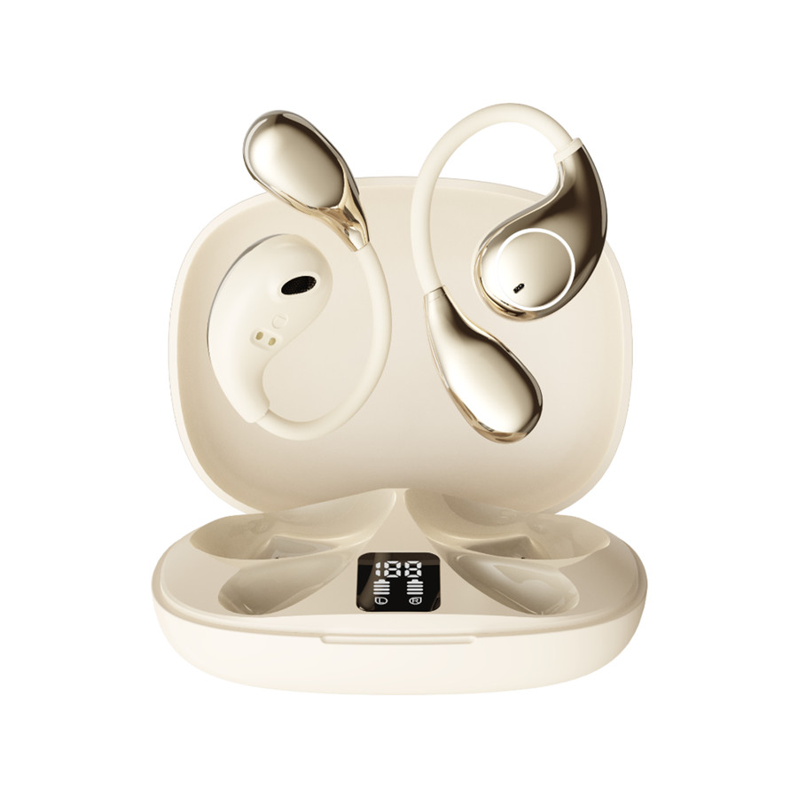 Fones de ouvido Lenovo TA320 TWS Bluetooth sem fio, estilo de pendurar ...