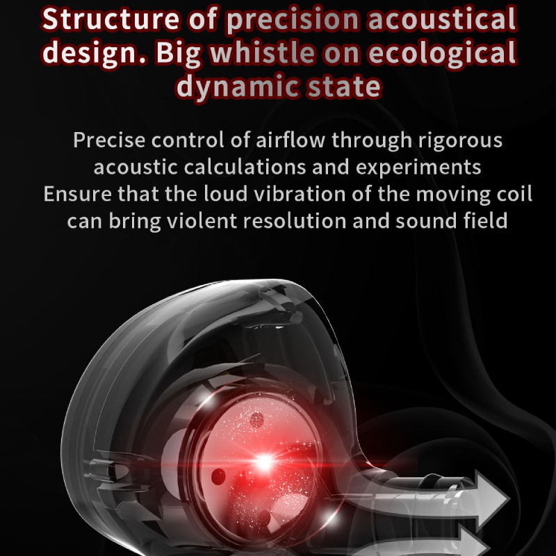 Fone de ouvido QKZ AK6 Bluetooth In-Ear, com 6 drivers dinâmicos ...