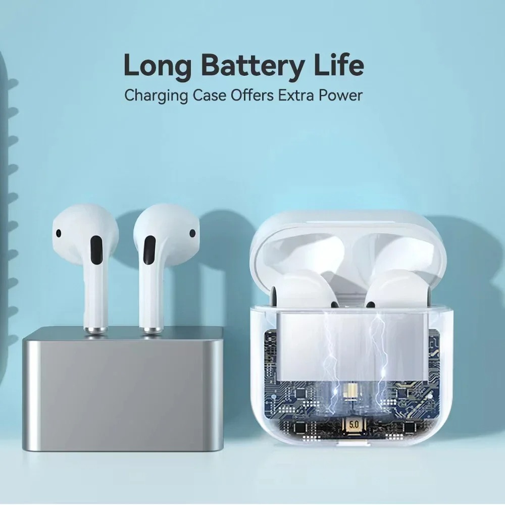 Mini TWS Pro 4 Sem Fio Bluetooth Fone De Ouvido Estéreo Alta Fidelidade ...