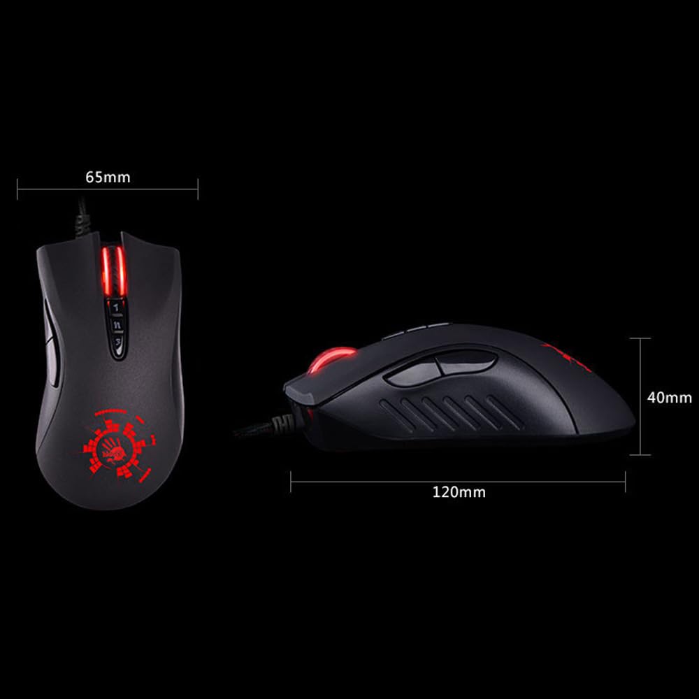 Novo Mouse Gamer Bloody A91 USB Com Fio 4000DPI Para PC e Laptop ...