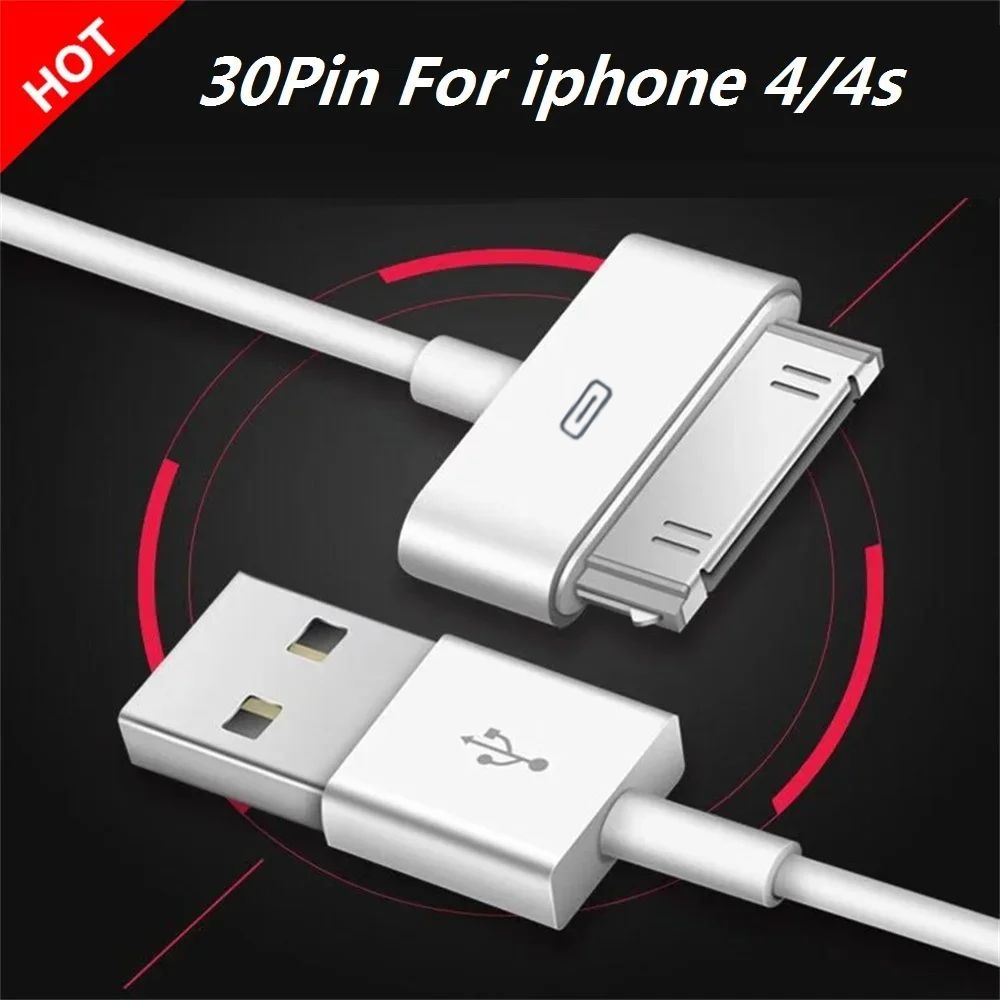 Usb Para IPhone 4 4s 3G 3GS iPad 1 2 3 iPod Adaptador Acessórios Nano ...