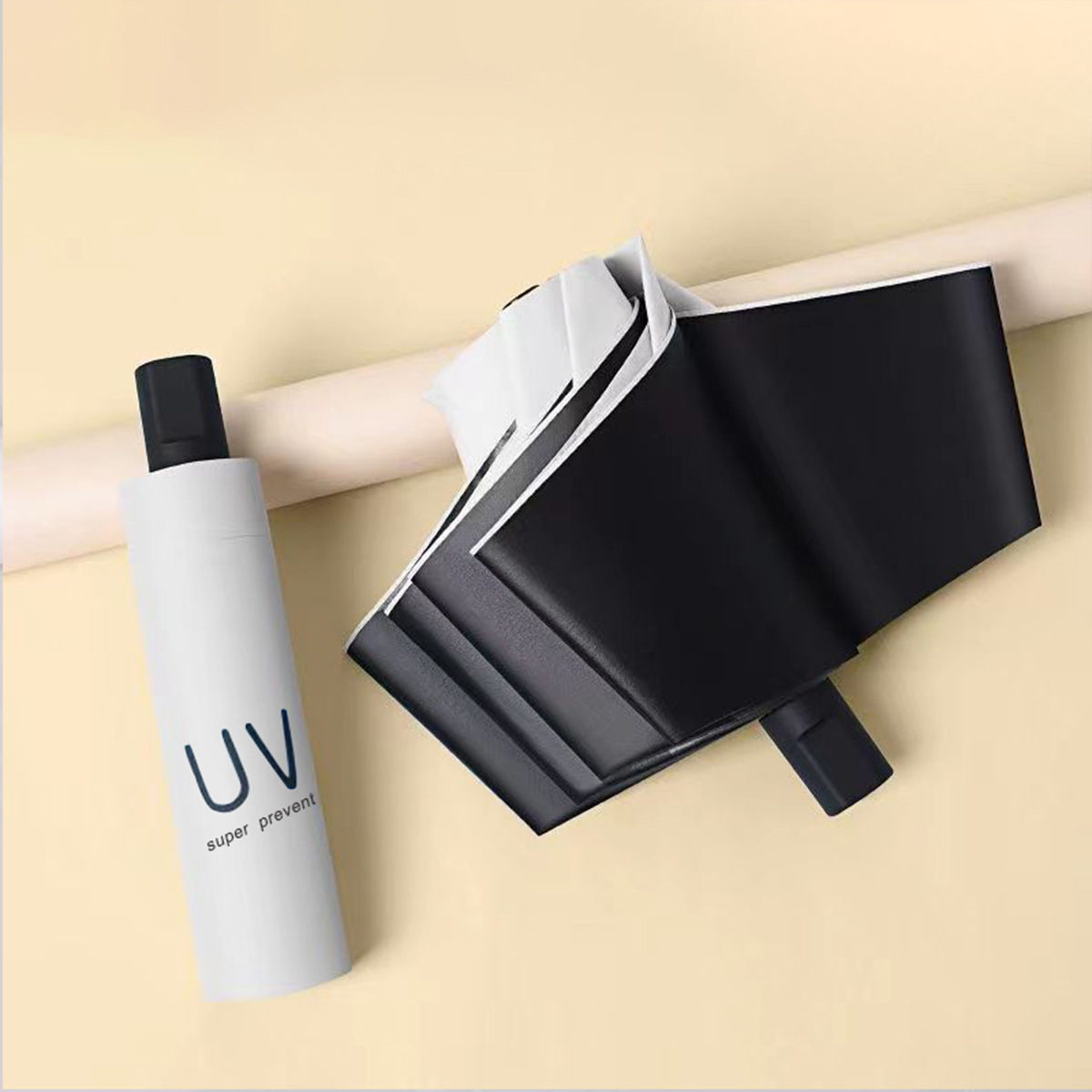 Guarda-chuva dobrável manual para sol e chuva, tamanho grande, adequado ...