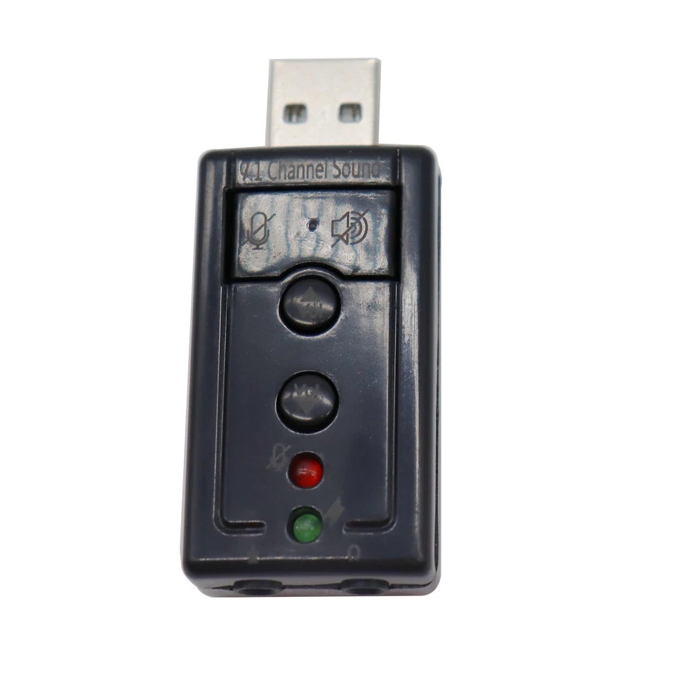Placa de Som USB 7.1 Externa para Desktop e Laptop, Driver Gratuito ...