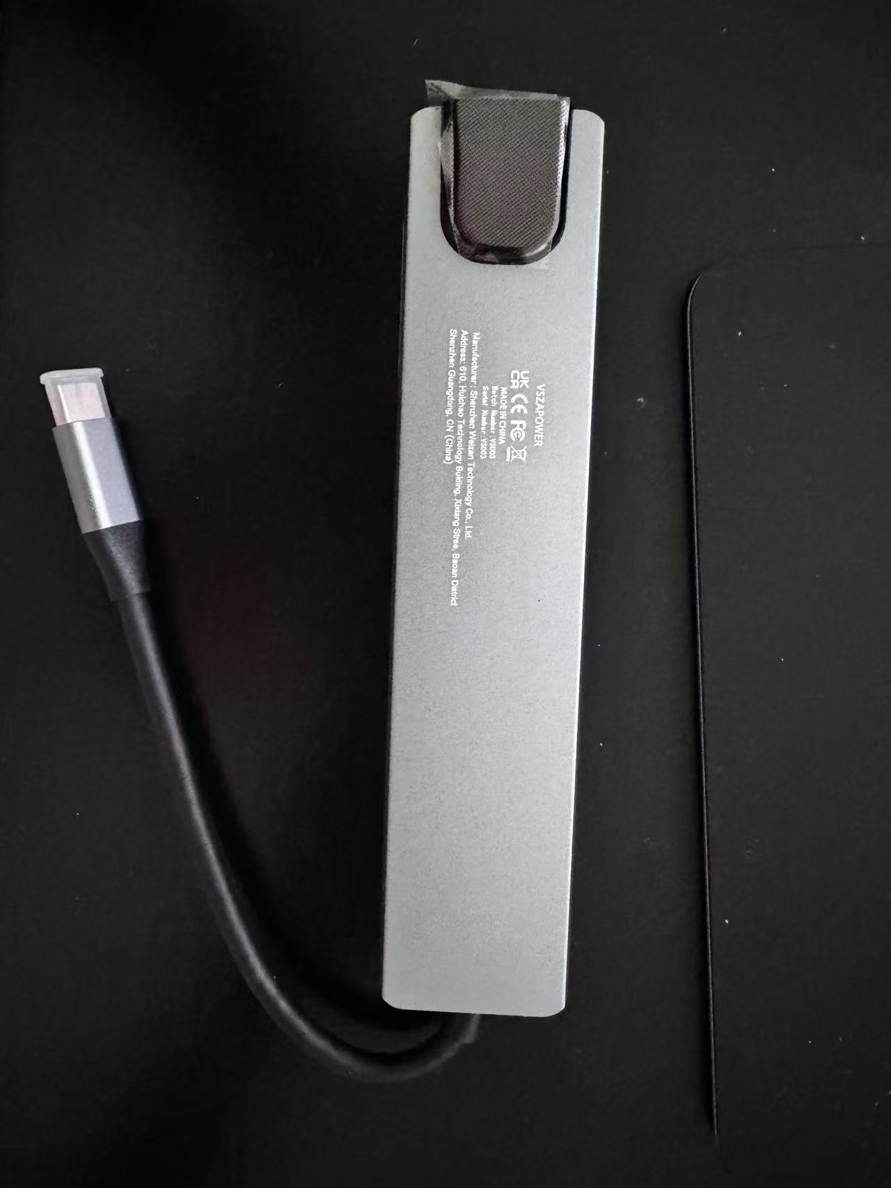 Tipo C Para Rede 8 Em 1 Porta HDM 4K HDTV Adaptador RJ45 TF Leitor De ...