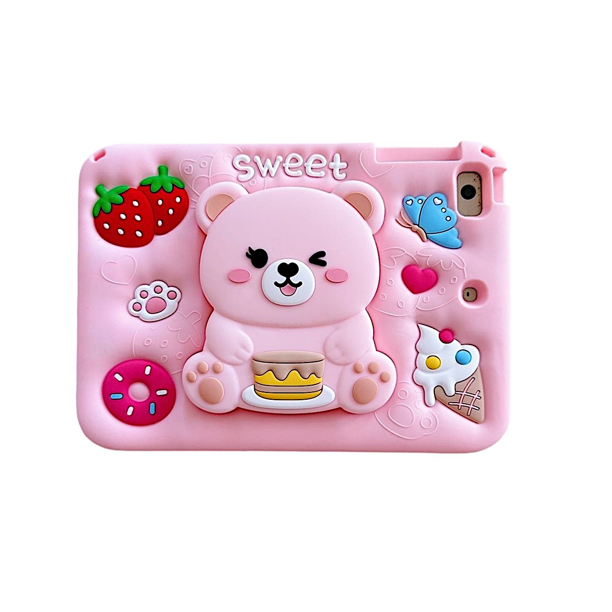 Bonito Urso Crianças Tablet Caso Para iPad Mini 7 A17 Pro 2025 3D ...