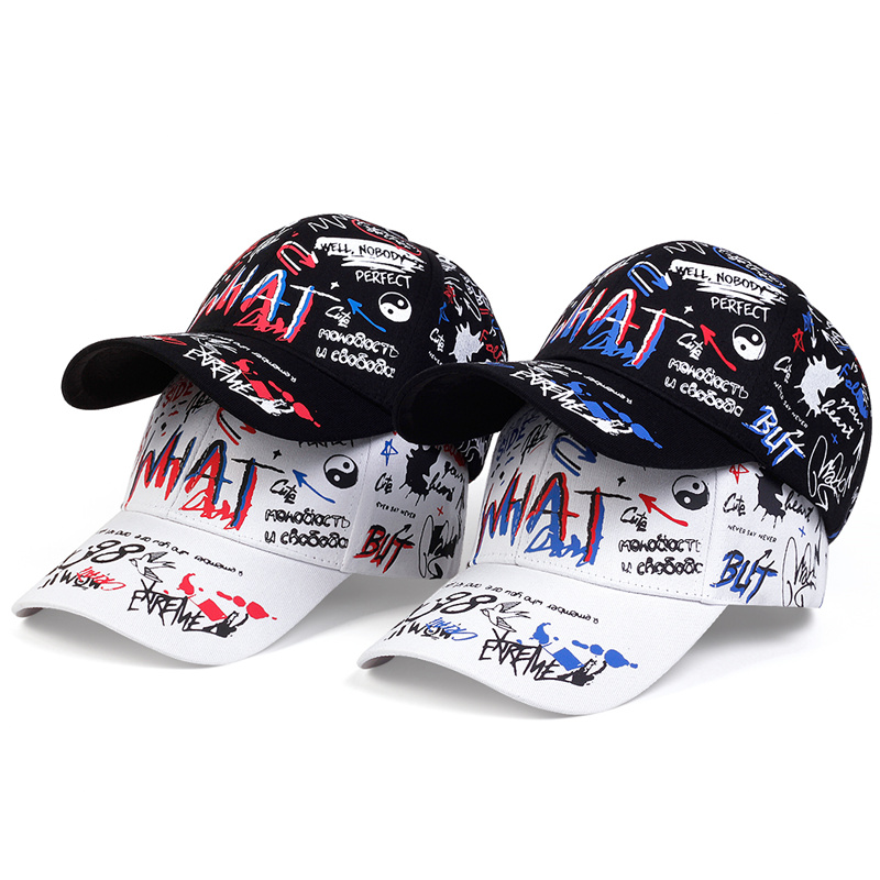 Boné Unissex Elegante Que Graffiti : Chapéu De Beisebol Hip Hop ...