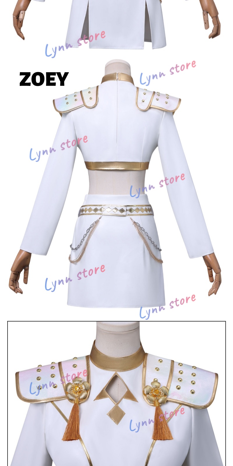 KPOP Cosplay Fantasia Animado DEMON HUNTERS RUMI ZOEY MIRA Peruca De ...