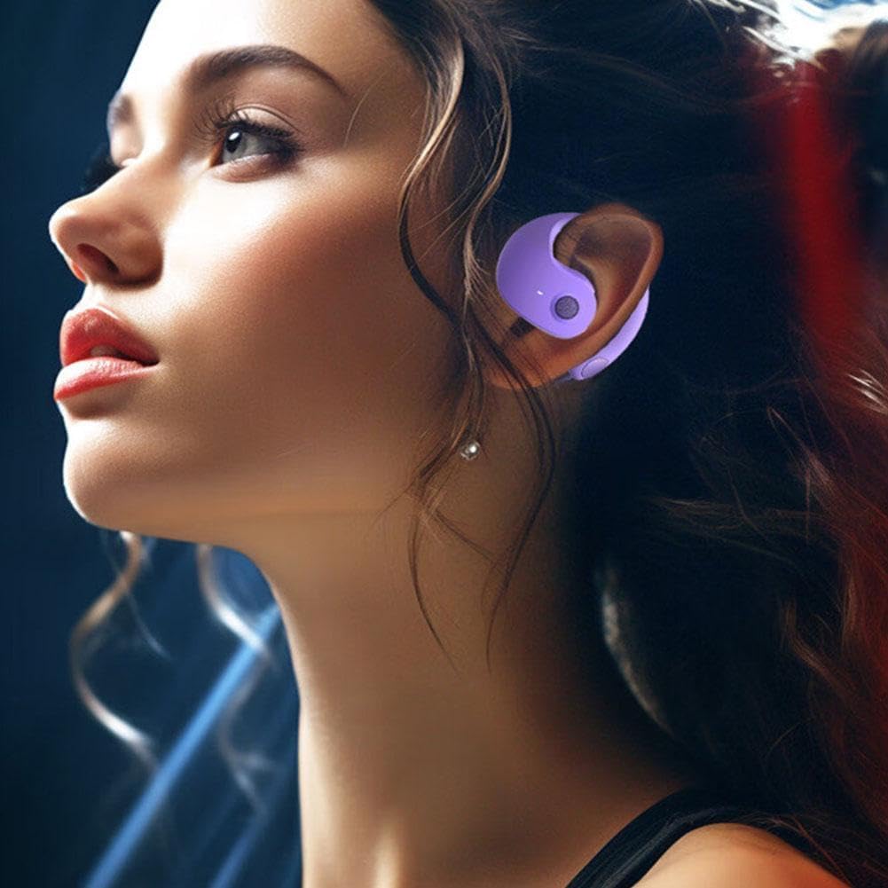 OWS-BY01 Fones De Ouvido Bluetooth 5.3 Com Microfones HiFi Som Estéreo ...