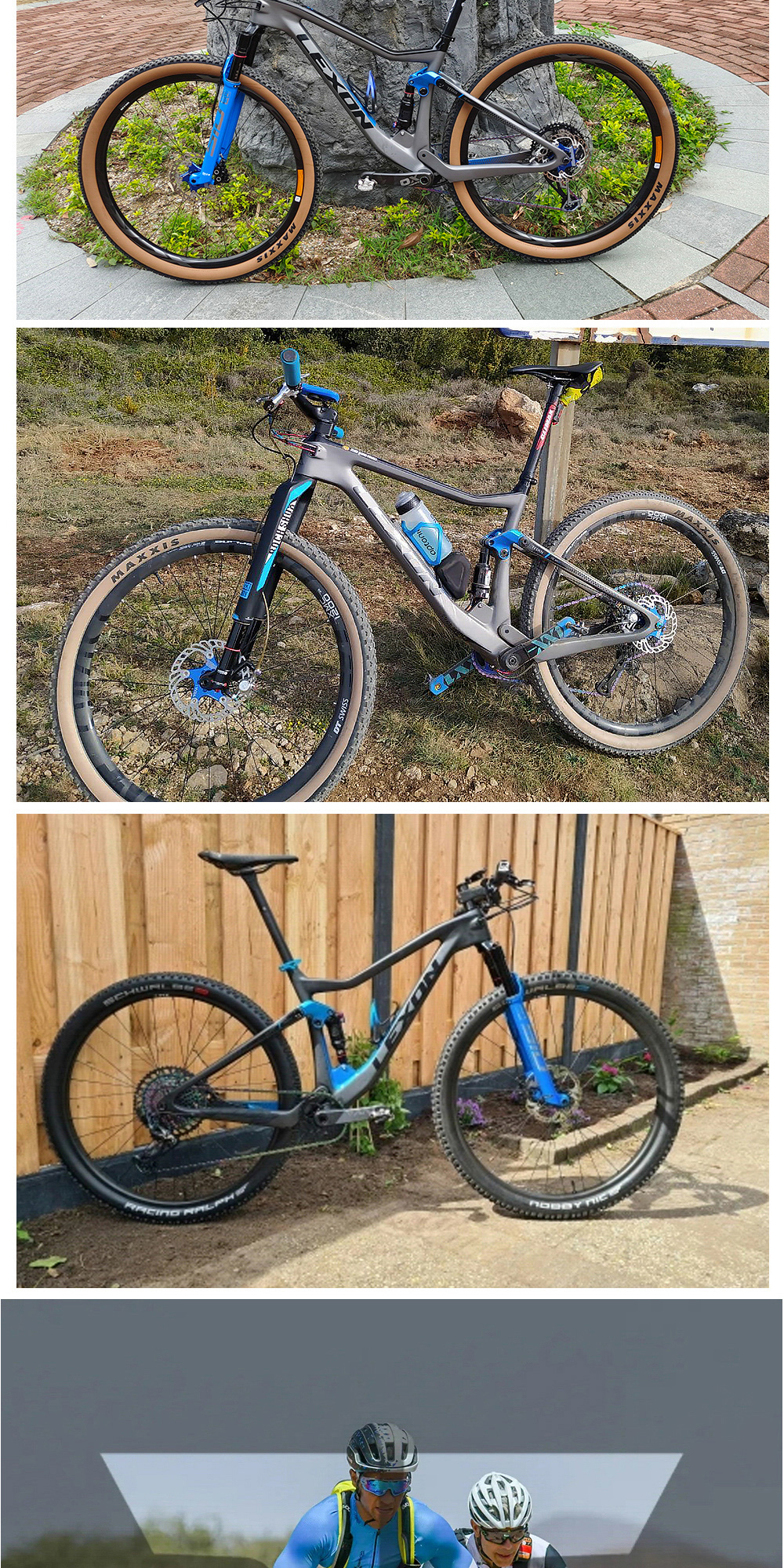 LEXON Quadro De Bicicleta De Montanha XC Quadros Carbono Suspensão ...