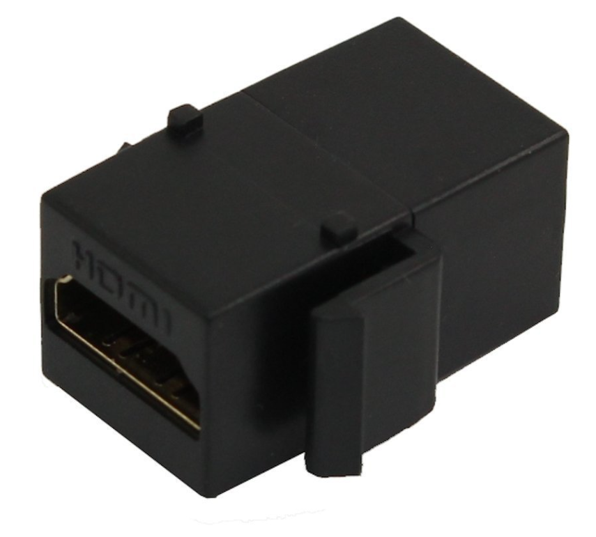 Adaptador Keystone Placa HDMI Fêmea para Fêmea Suporte 4K Fácil ...