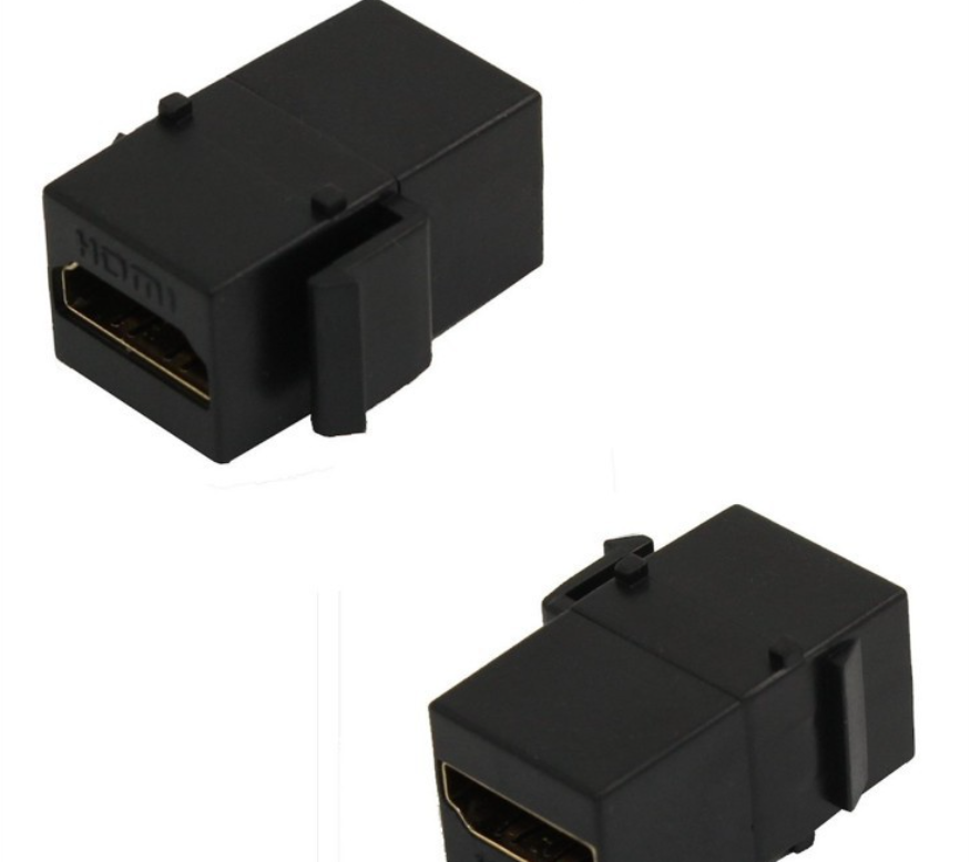 Adaptador Keystone Placa HDMI Fêmea para Fêmea Suporte 4K Fácil ...
