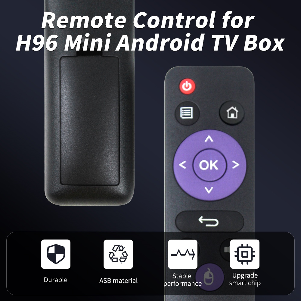Controle Remoto IR H616 para TV Box Android H96 Max H616 MX10 Pro Mx10 ...