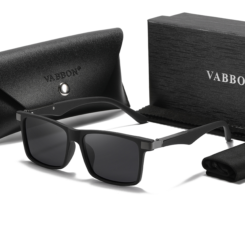 Óculos de sol masculinos Vabbon novos, óculos polarizados para direção ...