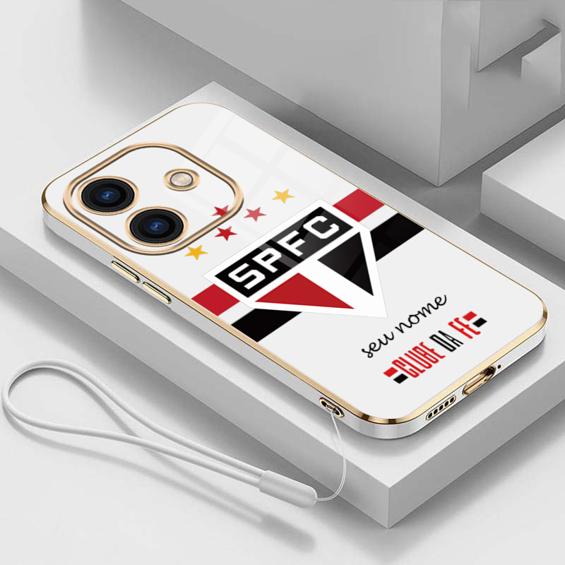 Capa Com Nome Personalizado OPPO A40 A60 A80 5G Futebol São Paulo ...