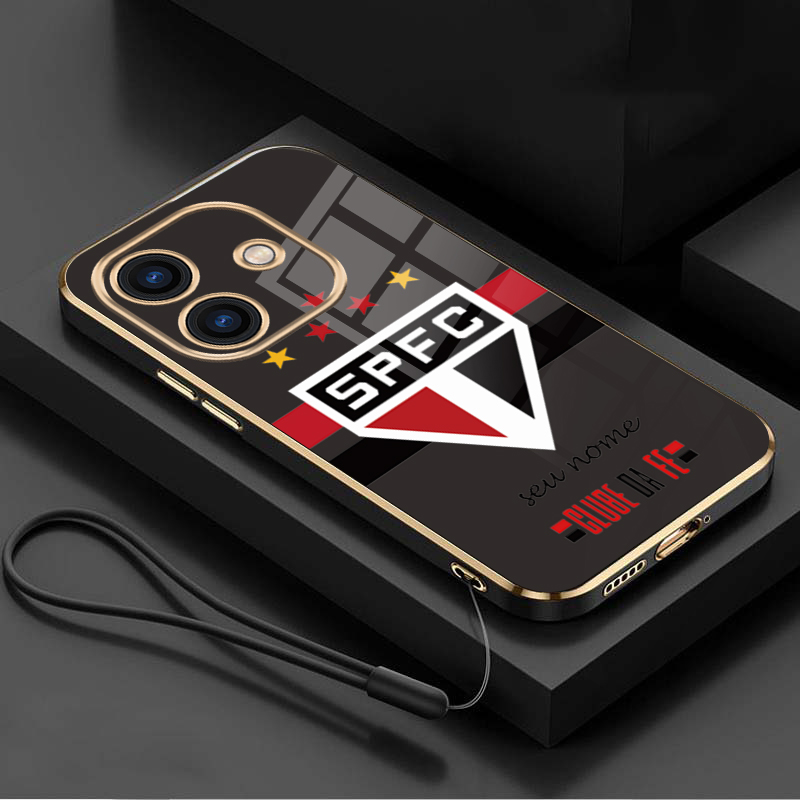 Capa Com Nome Personalizado OPPO A40 A60 A80 5G Futebol São Paulo ...