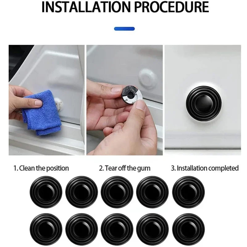 10 unidades de almofadas amortecedoras de choque para porta de carro ...