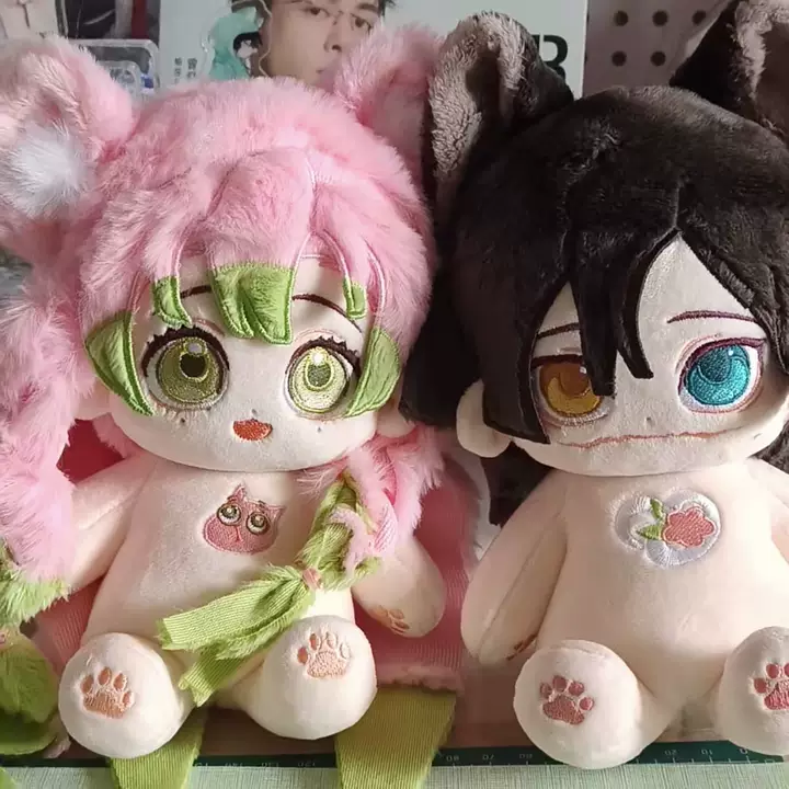 Anime Demon Slayer Iguro Obanai Kanroji Mitsuri Bonito Boneca 20cm ...