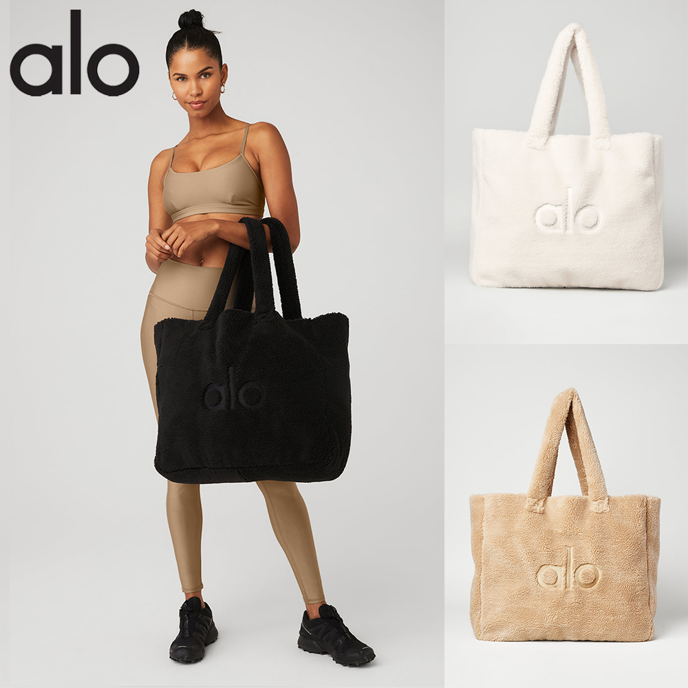 Bolsa Alo Yoga, bolsa de caxemira de inverno de grande capacidade ...