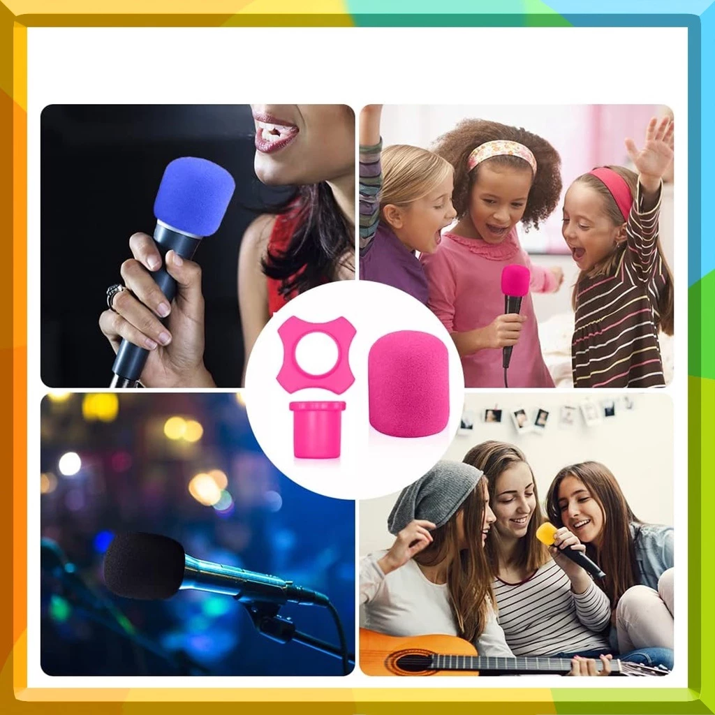Espuma para Microfone com Proteção de Vento para Estúdio e KTV | Shopee ...