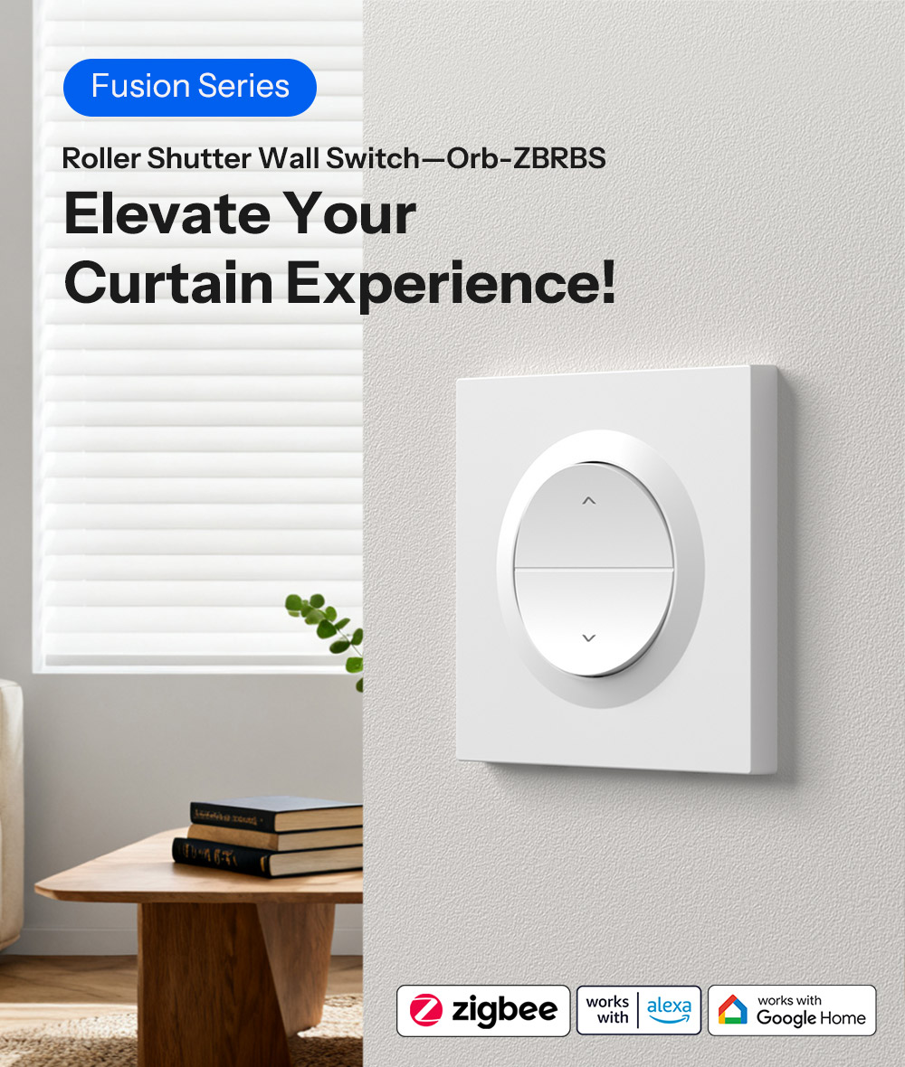 SONOFF MINI-ZBRBS-E Fusion Series Zigbee Smart Roller Shutter Wall ...