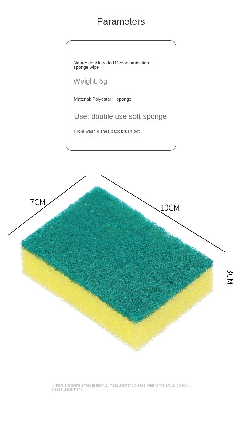 Bloco de Esponja para Lavar Louça e Utensílios de Limpeza para Cozinha ...