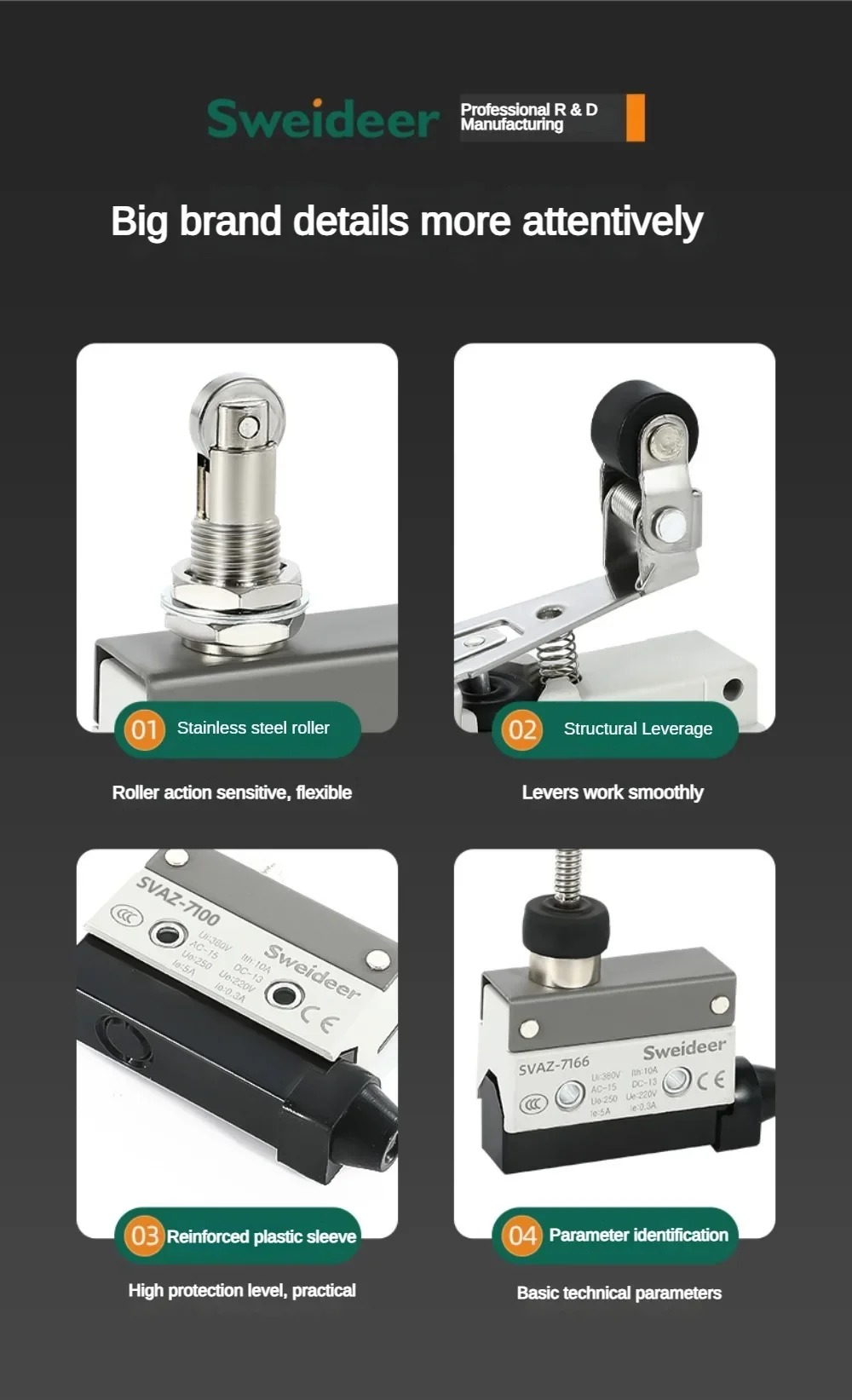 Micro Interruptor 10A 250V AZ À Prova Dwaterproof Água Viagem De Limite ...