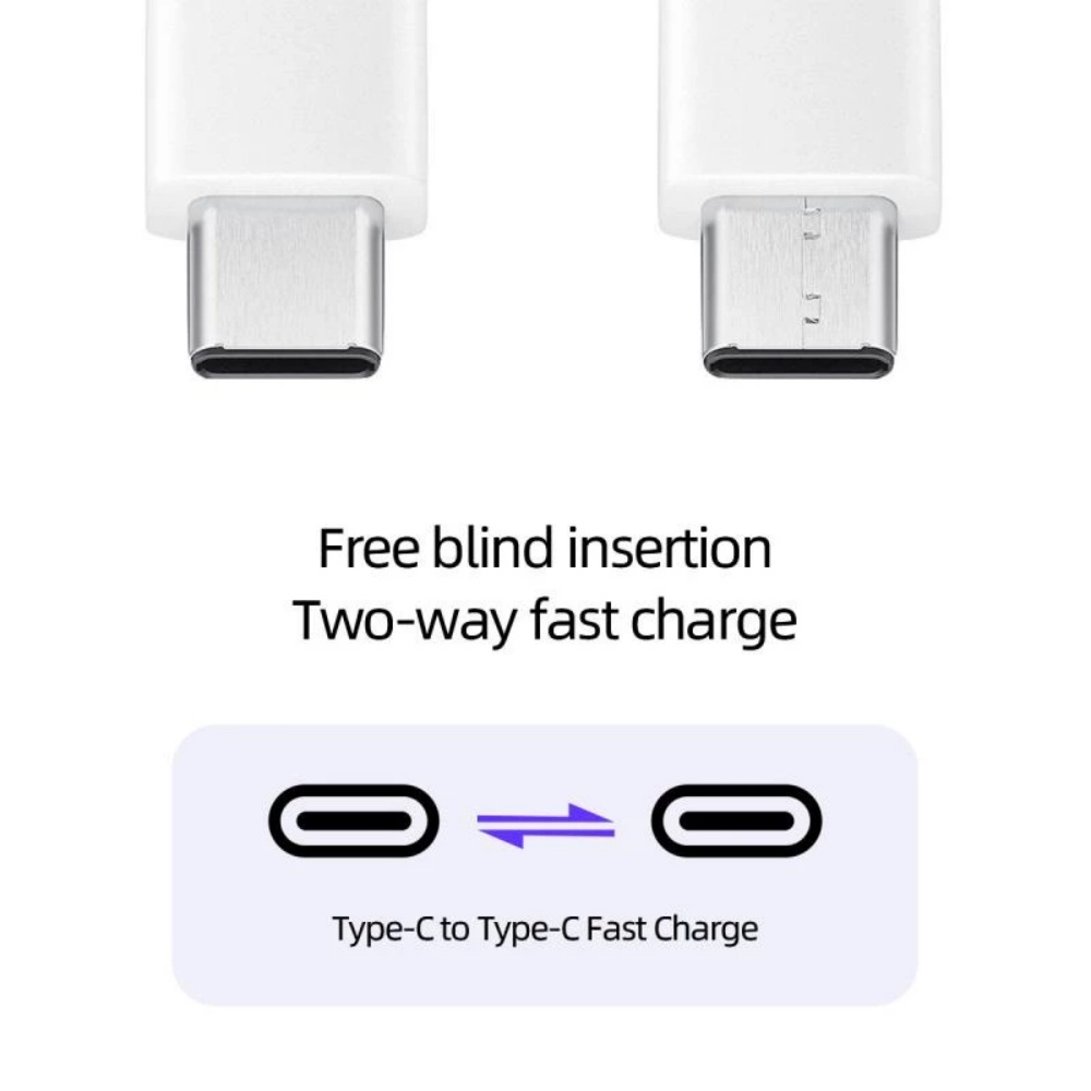 Cabo de Carregamento Super Rápido Tipo C para USB-C 5A para Todos os ...