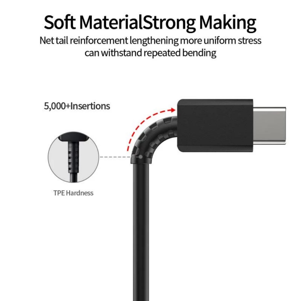 Cabo de Carregamento Super Rápido Tipo C para USB-C 5A para Todos os ...