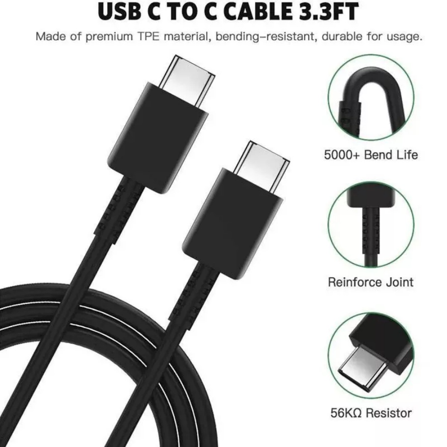 Cabo de Carregamento Super Rápido Tipo C para USB-C 5A para Todos os ...