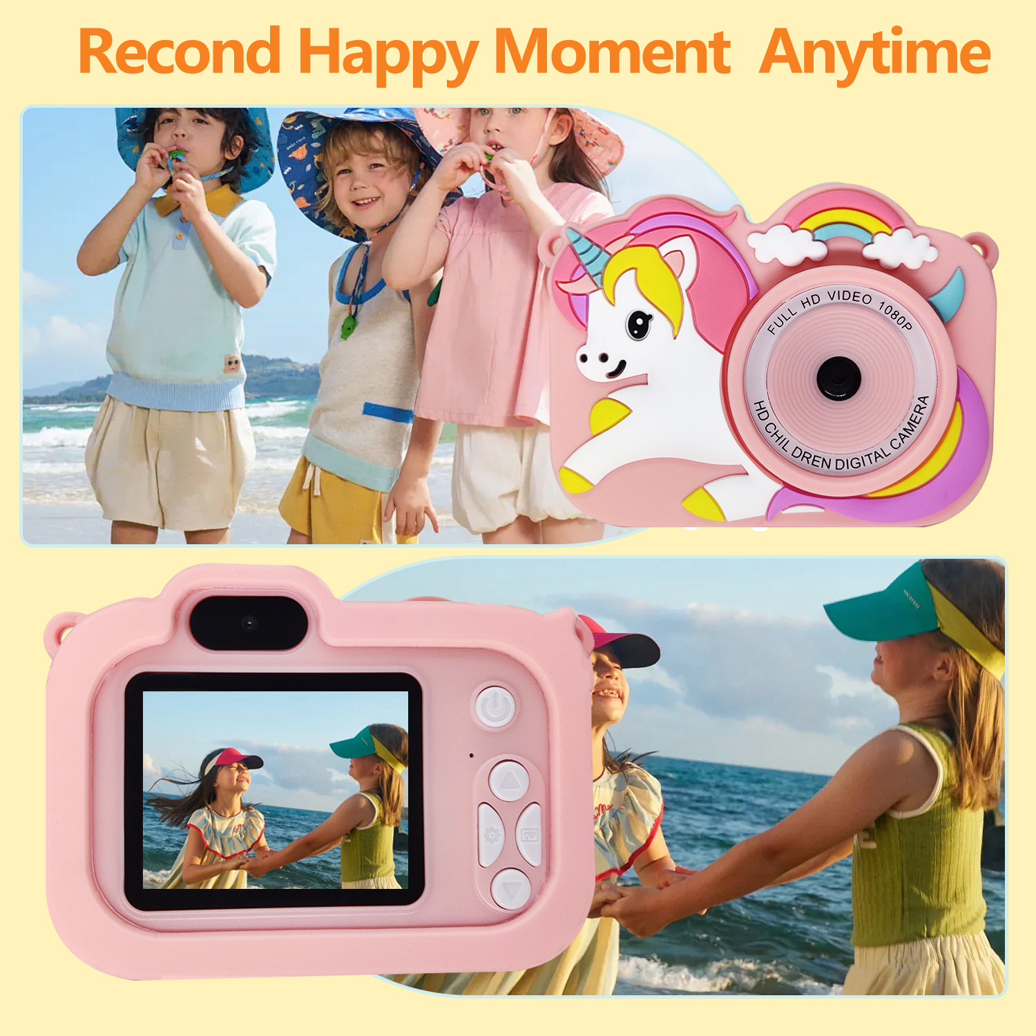 Câmera de Alta Definição para Crianças, Um Brinquedo de Presente de ...