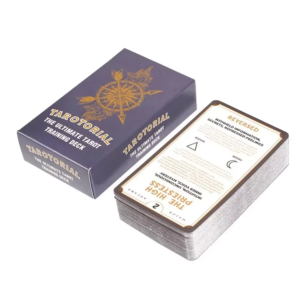 Novo 78 Pçs Cartas O Final Tarô Treinamento Baralho Oracle Destino ...