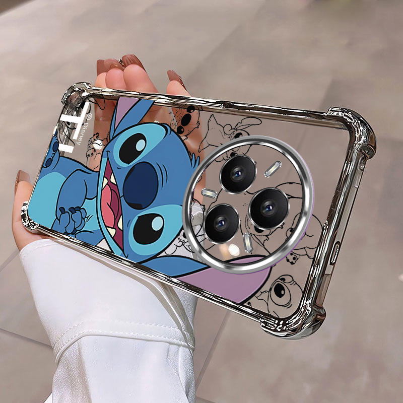 realme 14 Pro + 5G 14T 14x 5G Happy Stitch Capa Macia À Prova De Choque ...