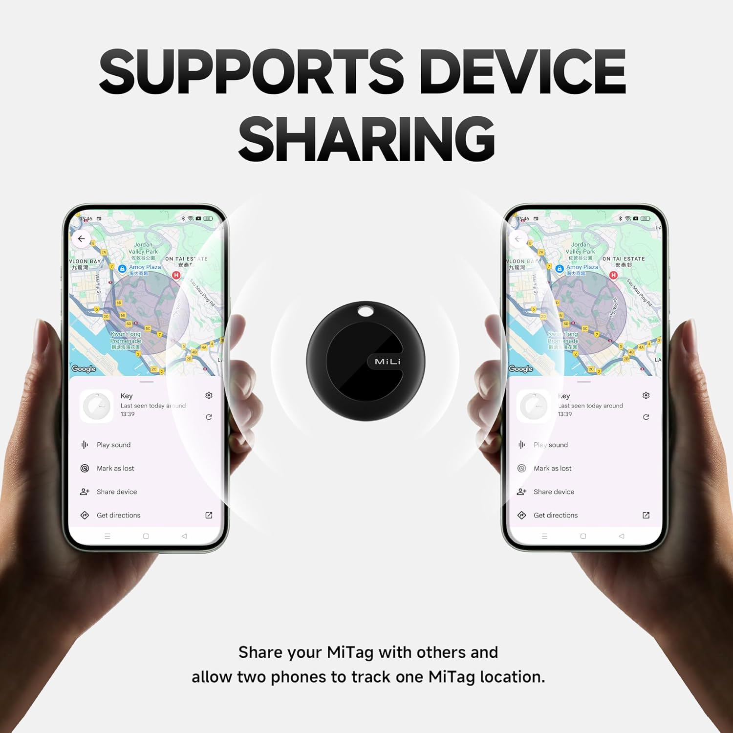 MiLi MiTag Go Rastreador Compatível com Bluetooth Para Itens Android ...