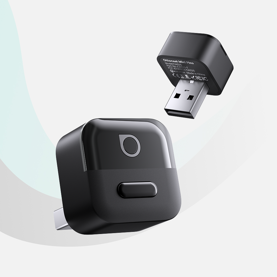 OTTOCAST Mini Pico 3.0 Cube 2 Em 1 Com Fio Para CarPlay Sem Android ...