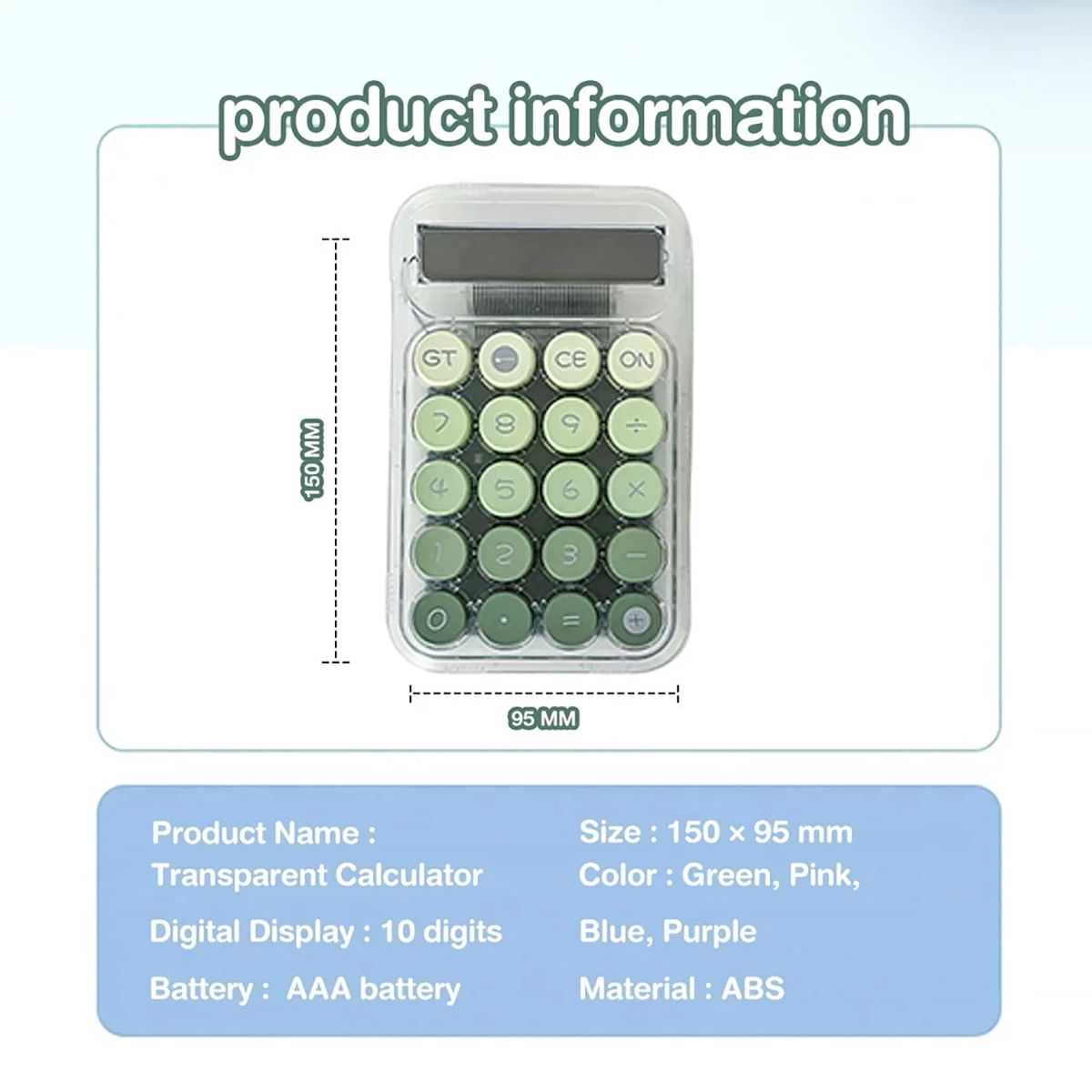 Calculadora De Mesa Fofa , Calculadoras Básicas Simples Com Display LCD ...