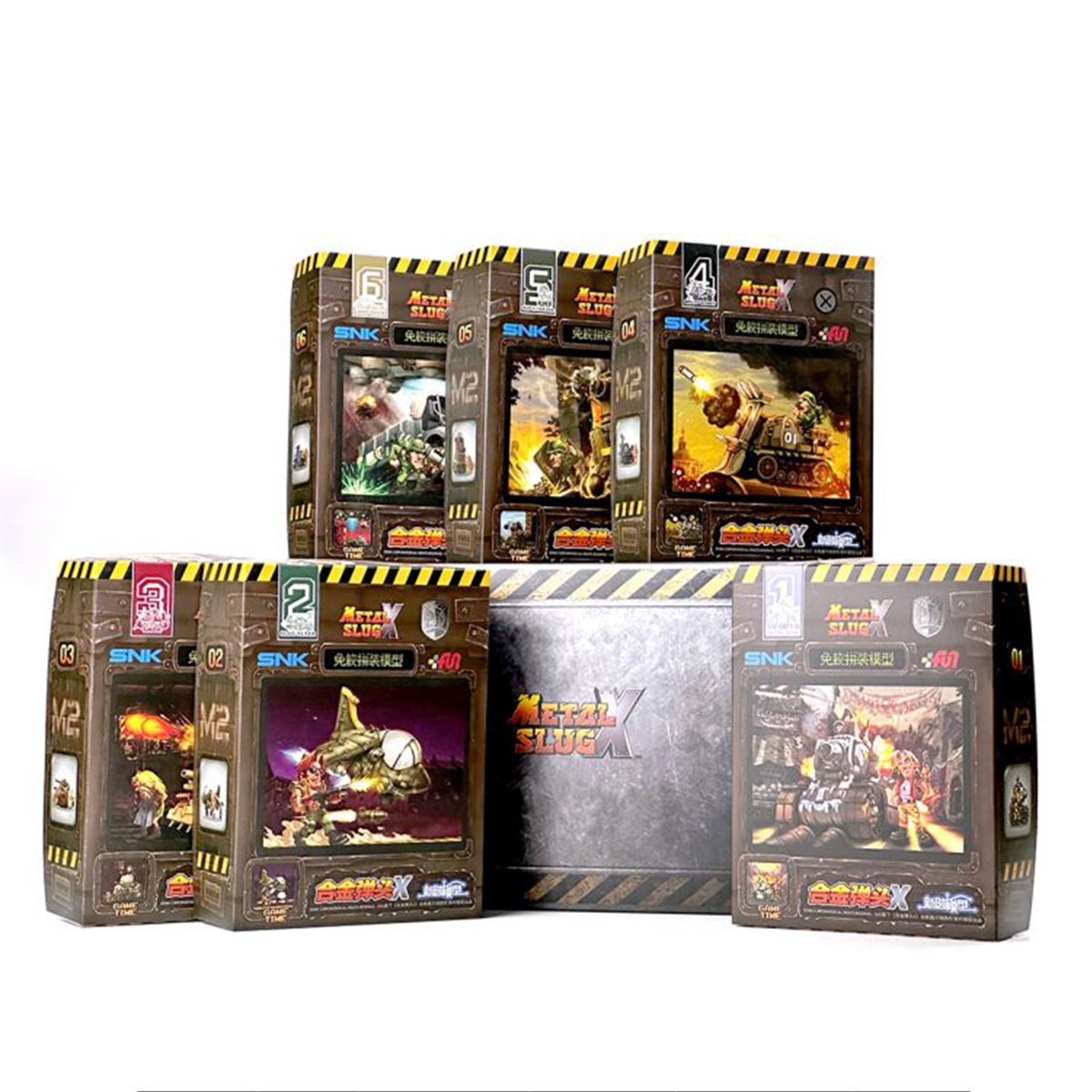 Kits De Modelos De Plástico Modelo Caminhadas XINSHI : Metal Slug X Set-6 : Land Seek Truck/Tank ...