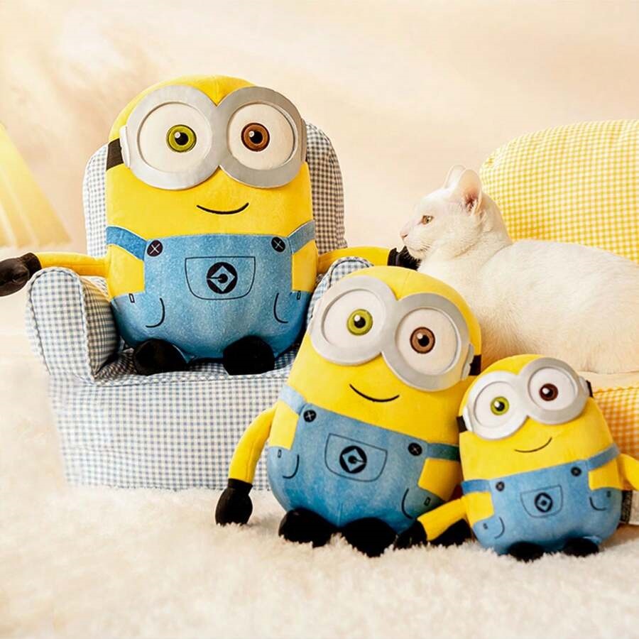 MINISO minions coleção série - pelúcia do stuart macia, fofa e icônica ...