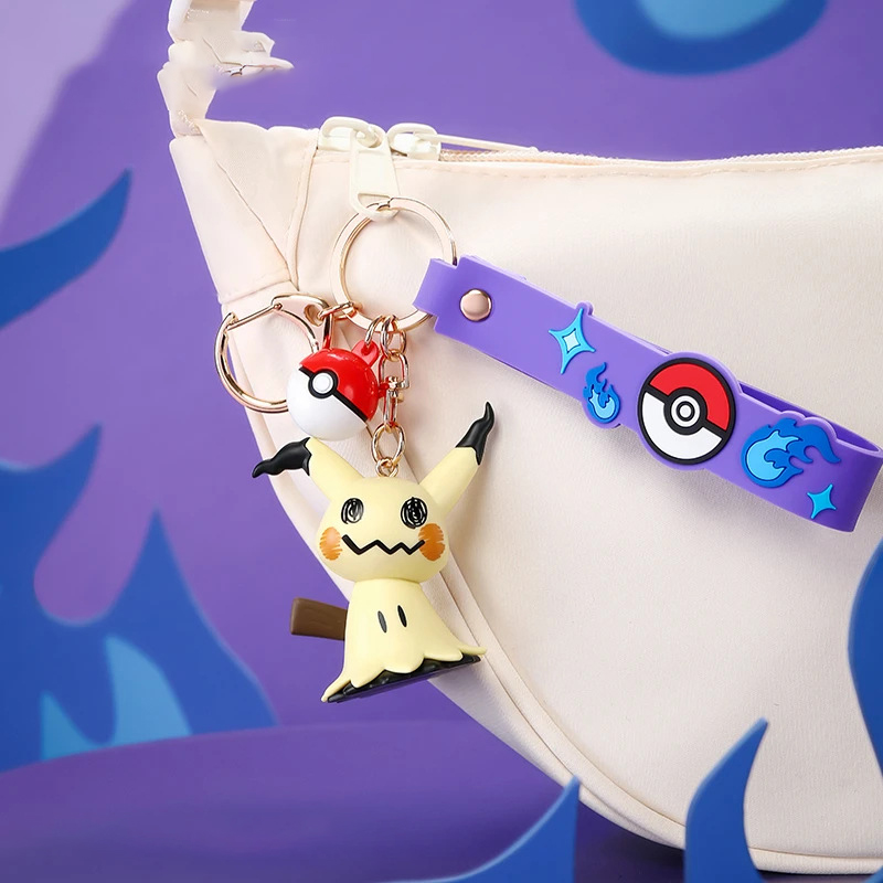 MINISO série de companheiros de aventura pokémon - chaveiro fofo e ...