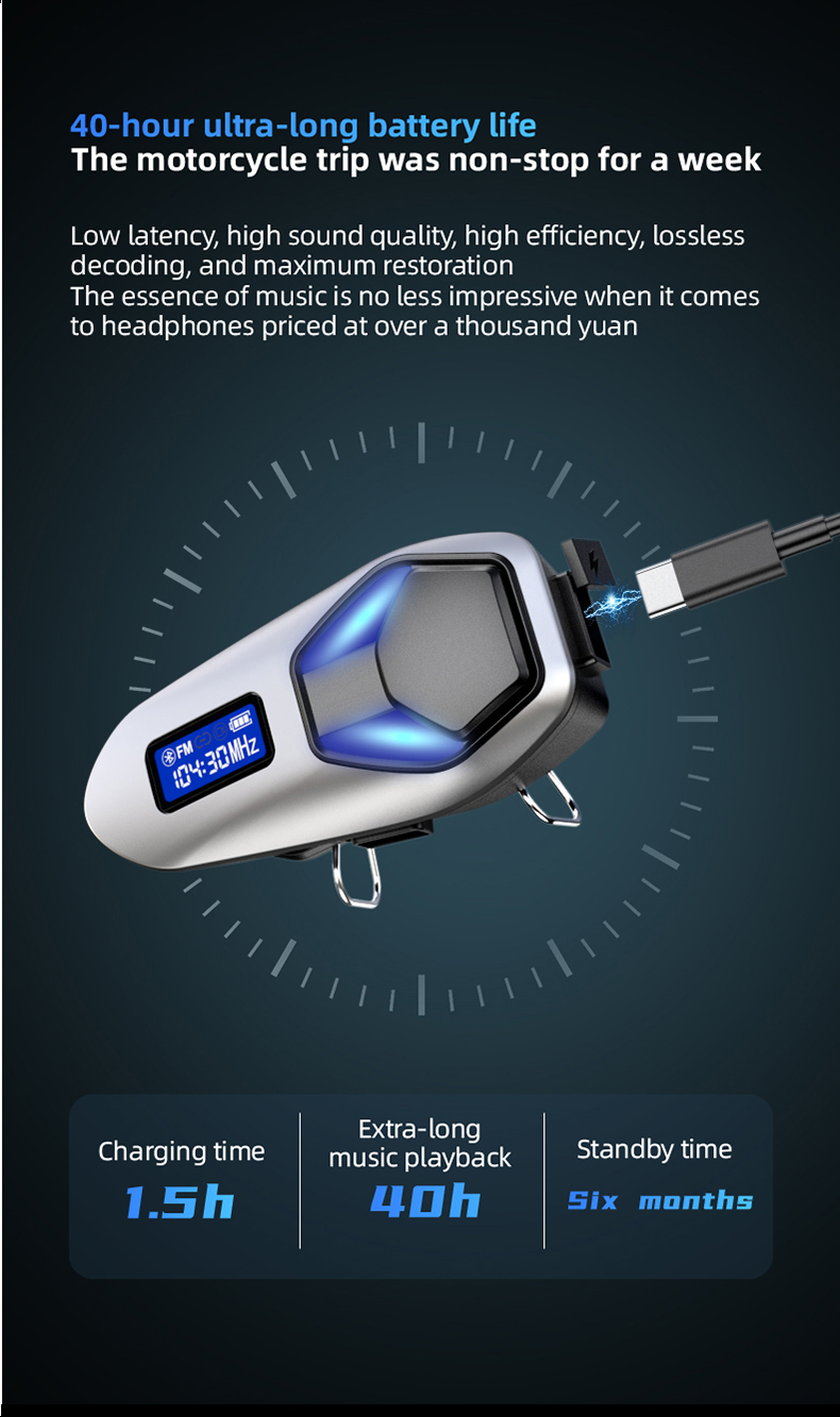 K12 Capacete Da Motocicleta Fone De Ouvido Bluetooth K12 3D Surround ...