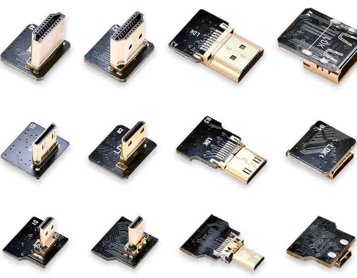 Hdmi hdmi hdmi minihdmi fotografia aérea cabo flexível Micro hdmi para ...