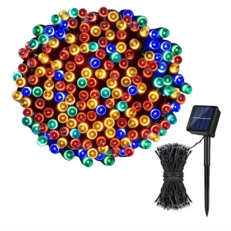Luzes Solares Da Corda Do Diodo Emissor De Luz-7M 12M Exterior ...