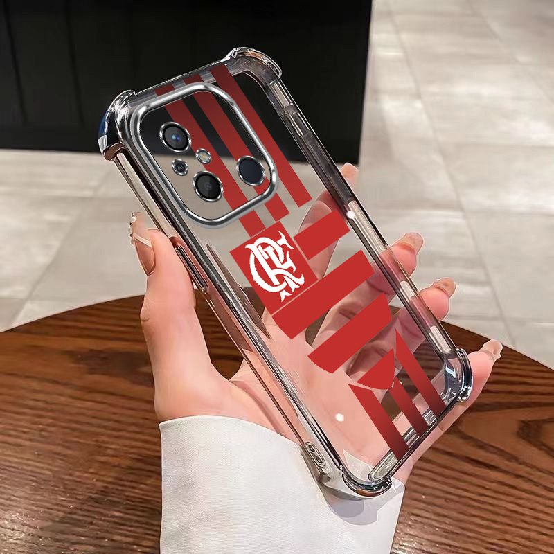 Xiaomi Redmi 12C 10C 12 5G 10A 9A 9C POCO C40 CR Flamengo Capa Anti ...