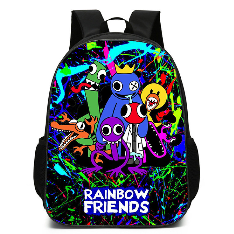 Mochila Infantil RAINBOW FRIENDS 3D Desenhos Animados Bolsa Escolar ...