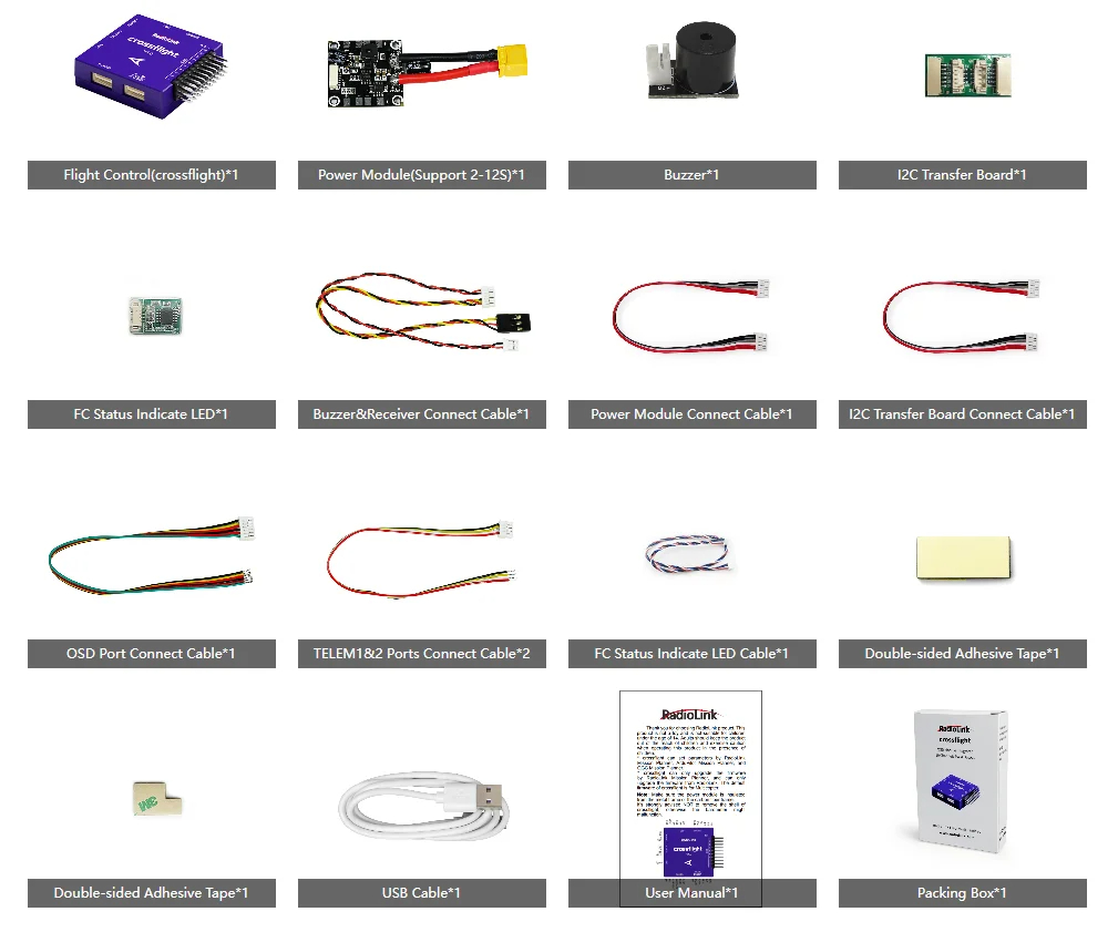 GPS Radiolink Crossflight Para Smart Return Home . Avião Controlador De ...