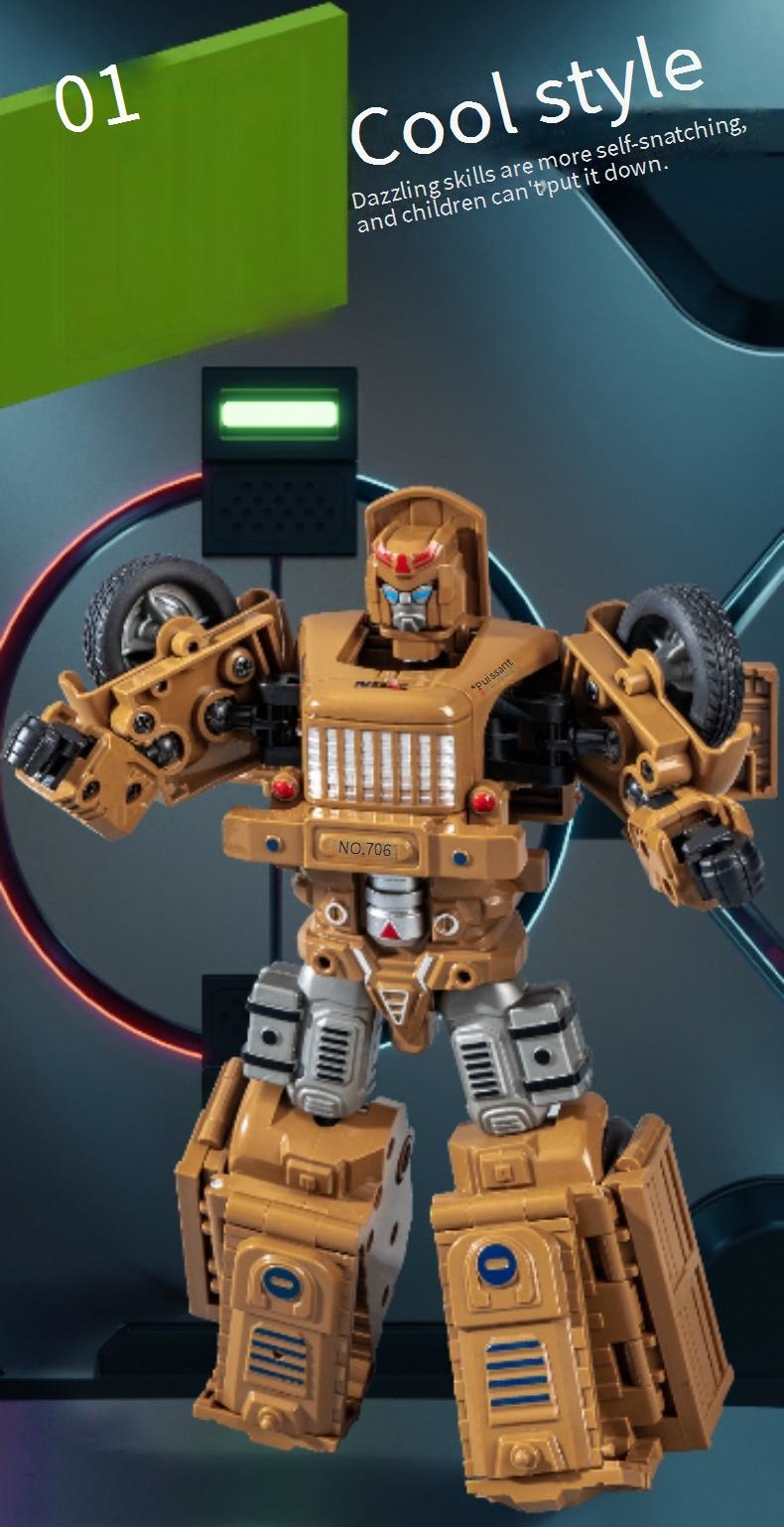 Transform & Go! Kids 3-em-1 Carro Caminhão Robô: Brinquedo Stickman de ...