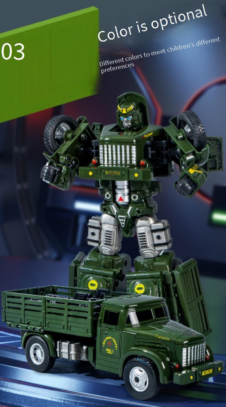 Transform & Go! Kids 3-em-1 Carro Caminhão Robô: Brinquedo Stickman de ...