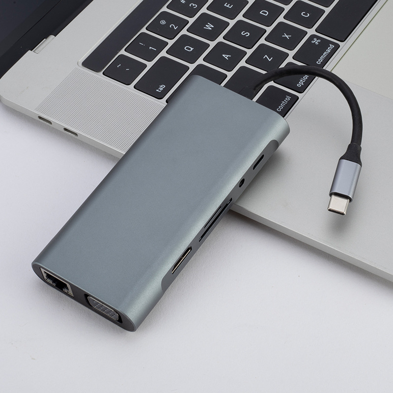 hub De Porta Usb 3.0 4K HDMI vga Para Adaptador De Estação De ...