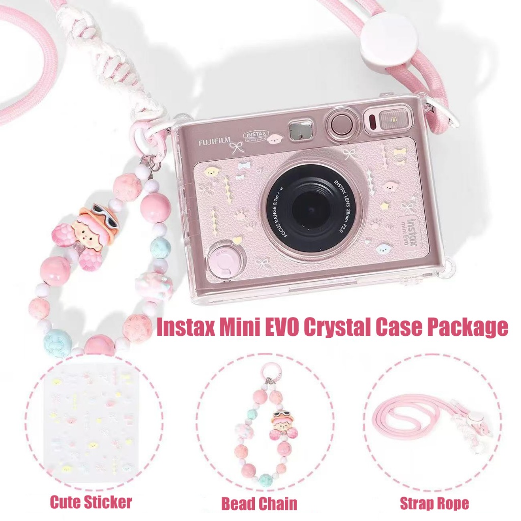 Capa Protetora Transparente Para Fujifilm Instax Mini Evo , Com ...